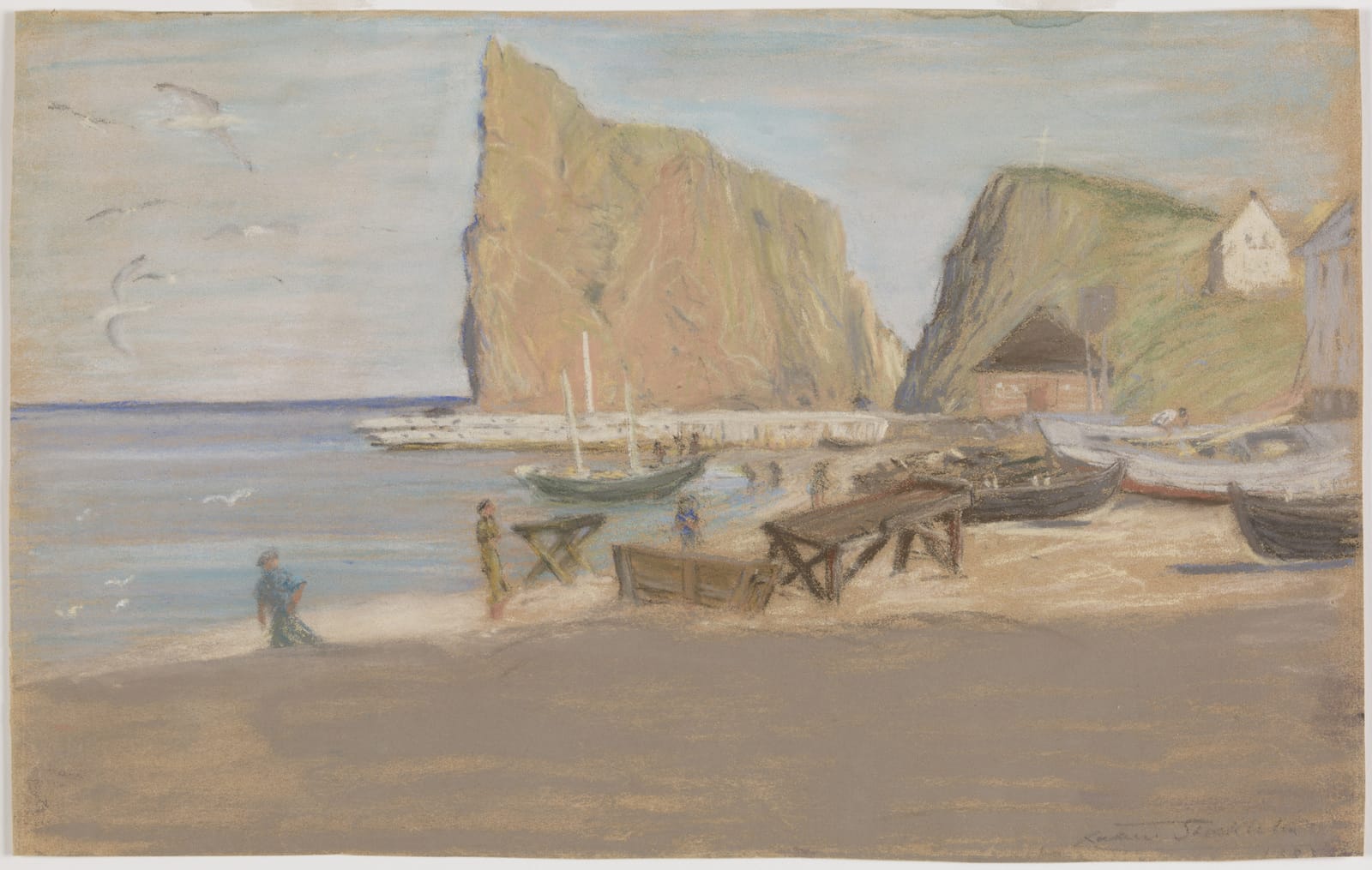 Le Rocher Percé, Gaspésie - Shackleton, Kathleen | Collections | MNBAQ