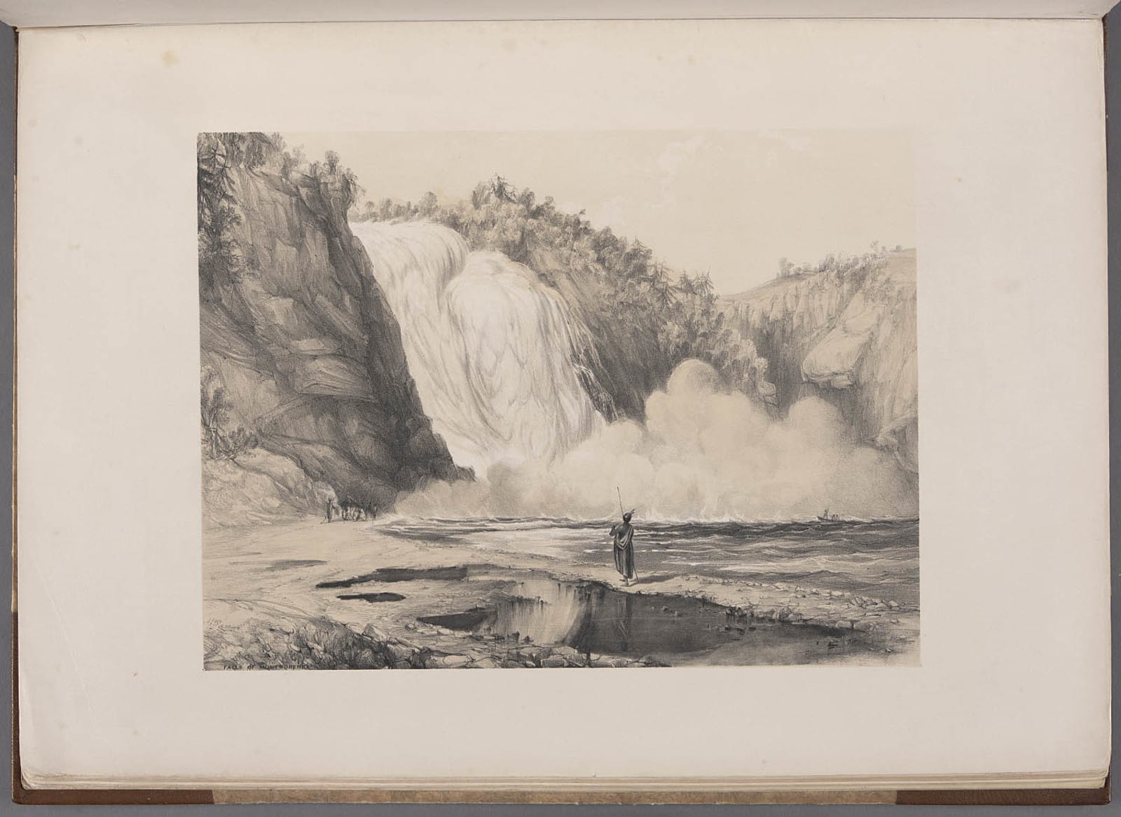 La Chute Montmorency, de l'album Sketches in the Canadas - Smyth, Coke ...