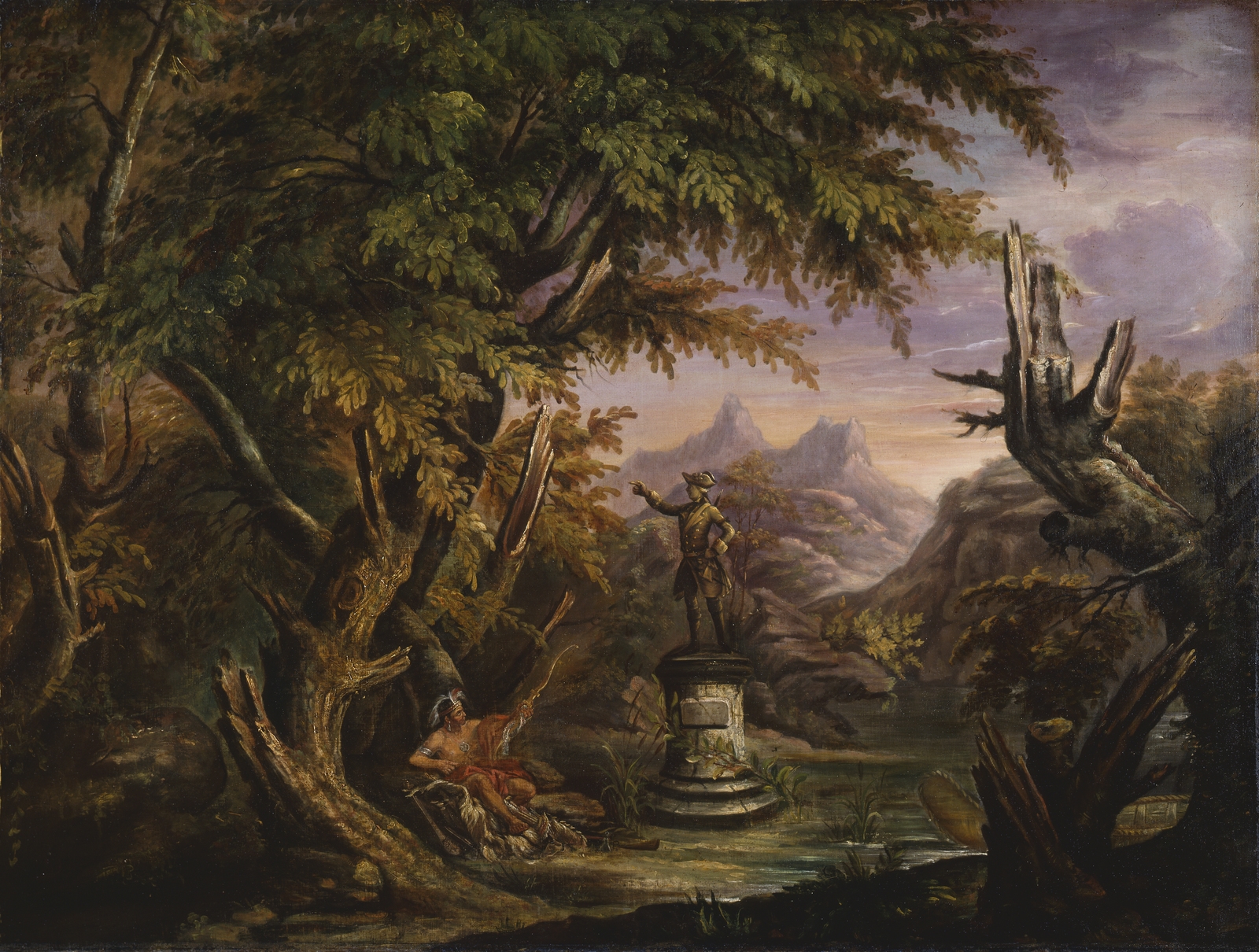 Paysage au monument à Wolfe - Légaré, Joseph | Collections | MNBAQ