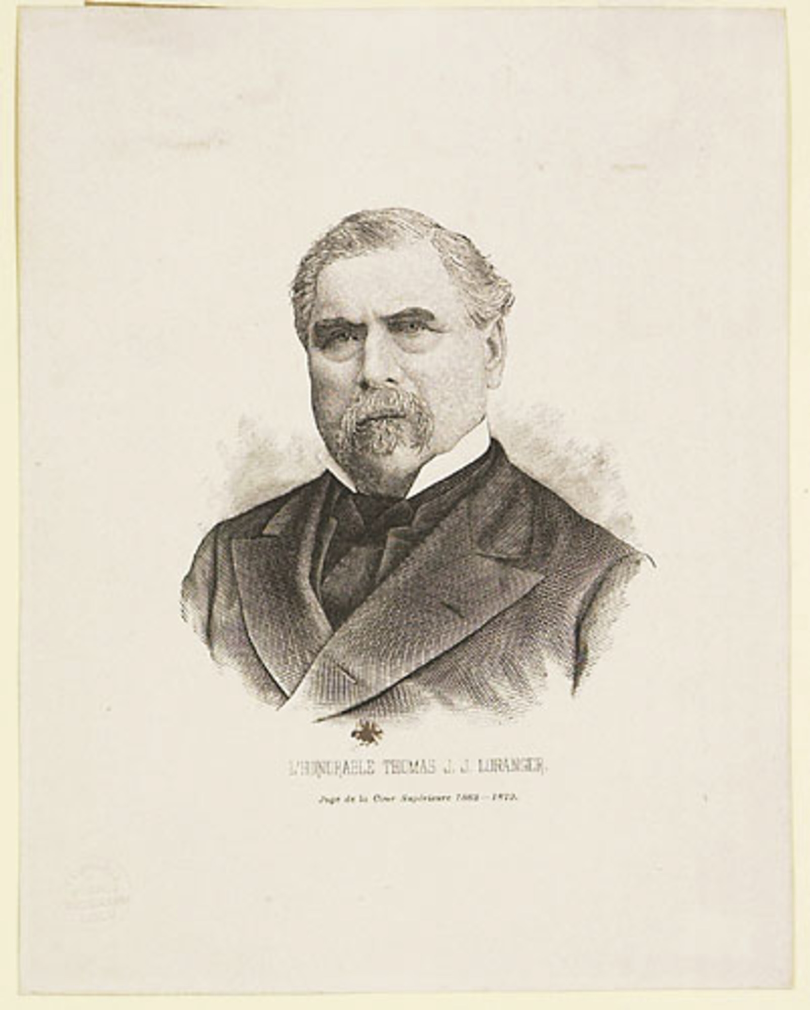 L'Honorable Thomas Jean Jacques Loranger, extrait de l'Histoire des ...