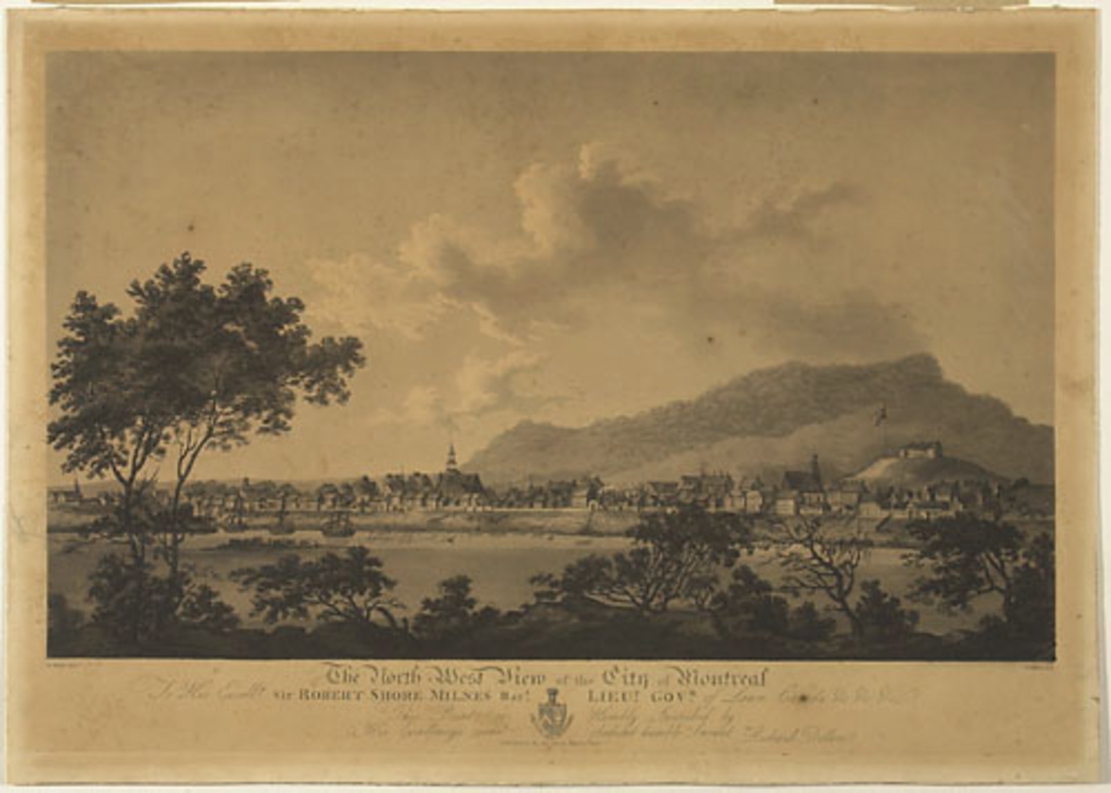 Vue de Montréal vers le Nord-Ouest - Alken, Samuel, d'après Richard ...
