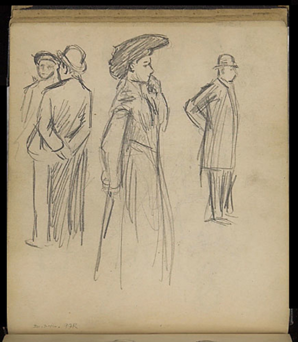 Études de personnages et de costume - Massicotte, Edmond-Joseph ...