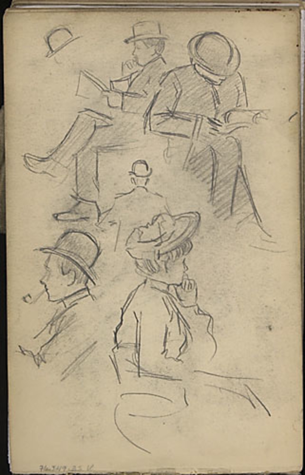 Études de personnages et de costume - Massicotte, Edmond-Joseph ...