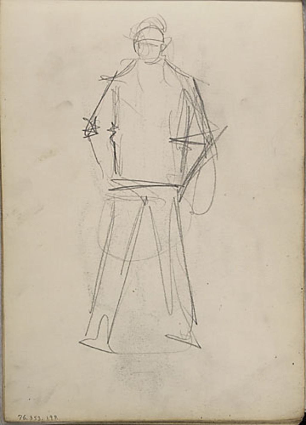 Étude de personnage masculin - Massicotte, Edmond-Joseph | Collections ...