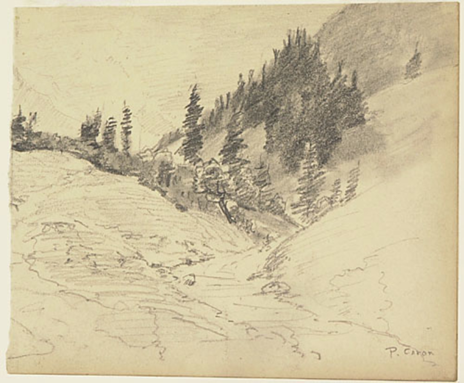Paysage - Caron, Paul | Collections | MNBAQ
