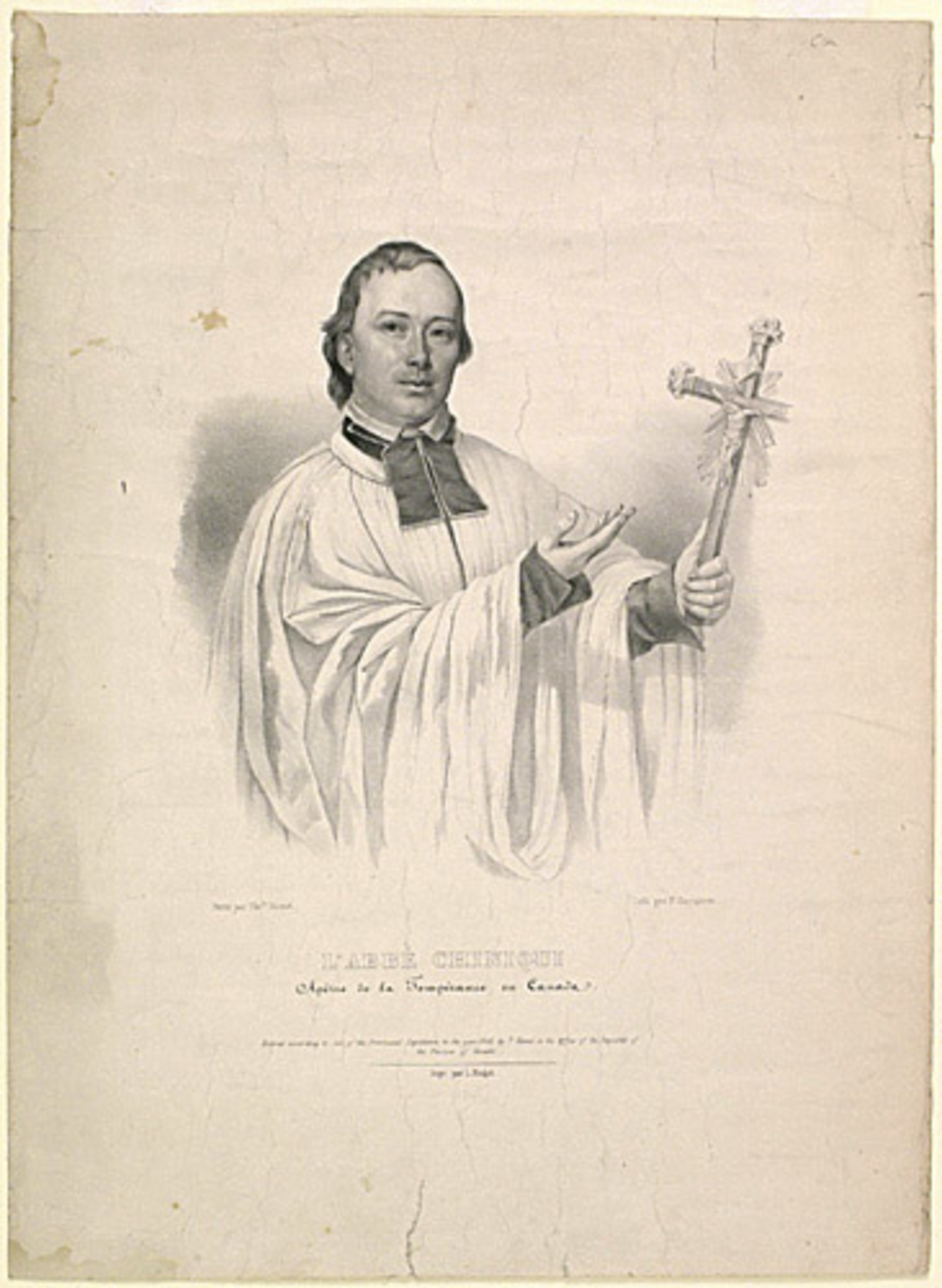 L'Abbé Charles Chiniquy, apôtre de la tempérance en Canada - D'Avignon, Francis, d'après ...