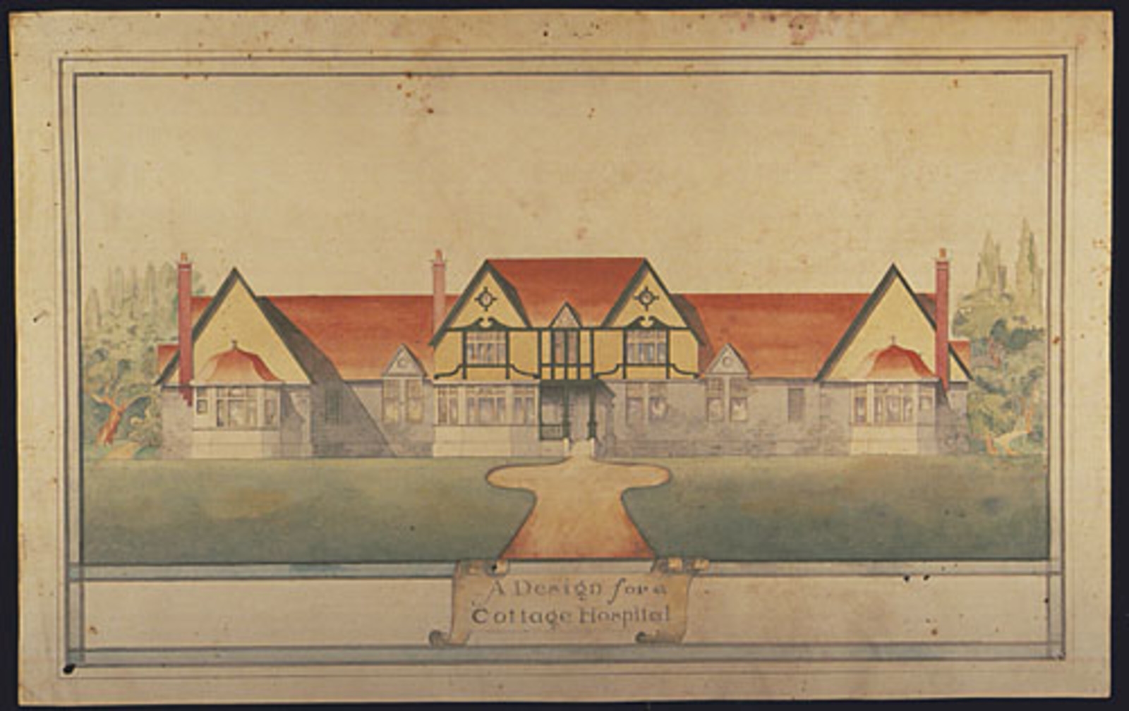 A Design for a Cottage Hospital - Staveley, Edward Black | Collections ...