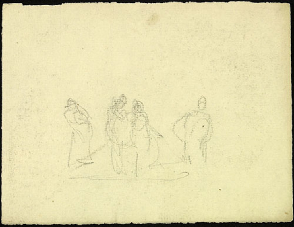 Étude de personnages - Hébert, Adrien | Collections | MNBAQ