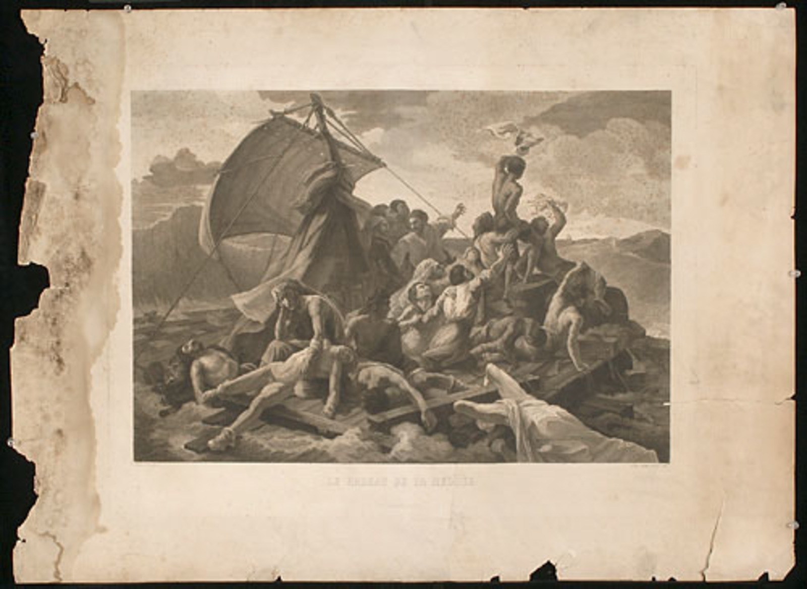 Le Radeau de la Méduse - Leroy, Alphonse Alexandre, d'après Théodore ...