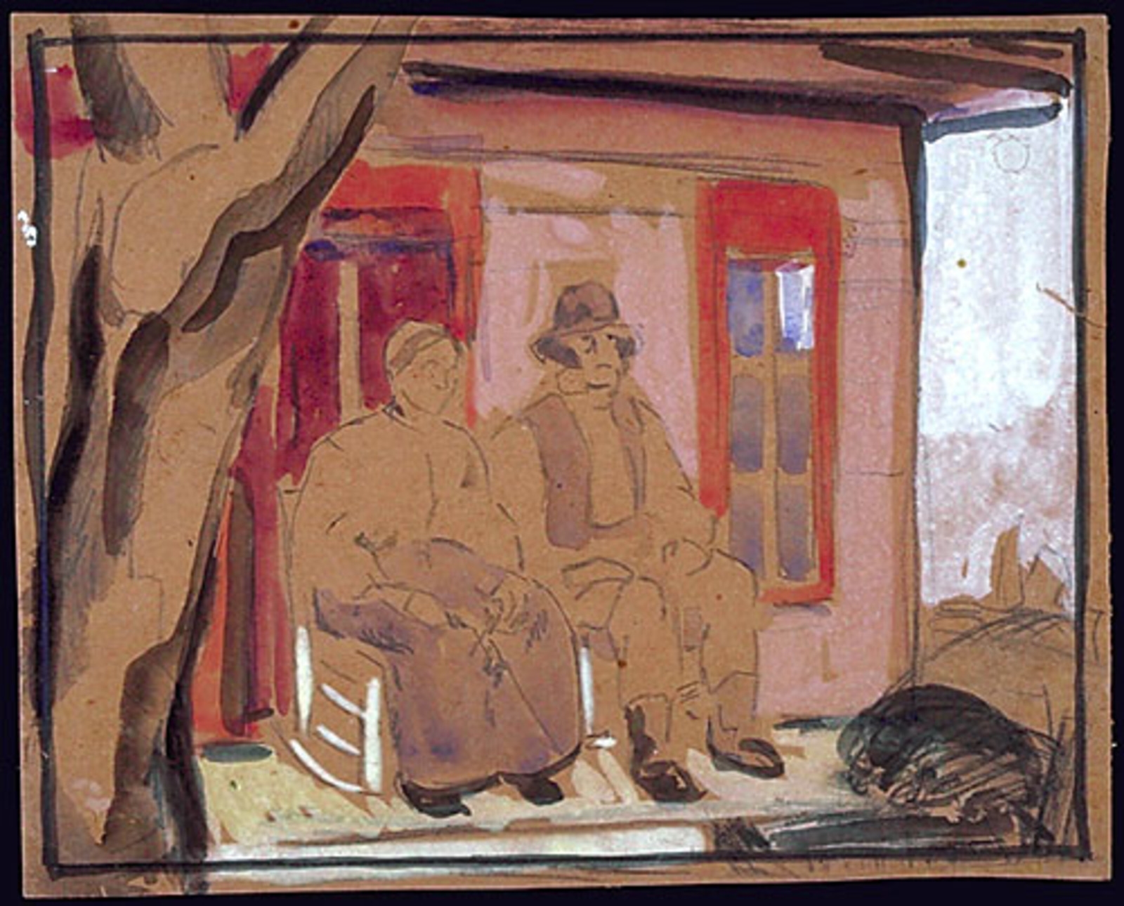 Les Vieillards - Biéler, André | Collections | MNBAQ