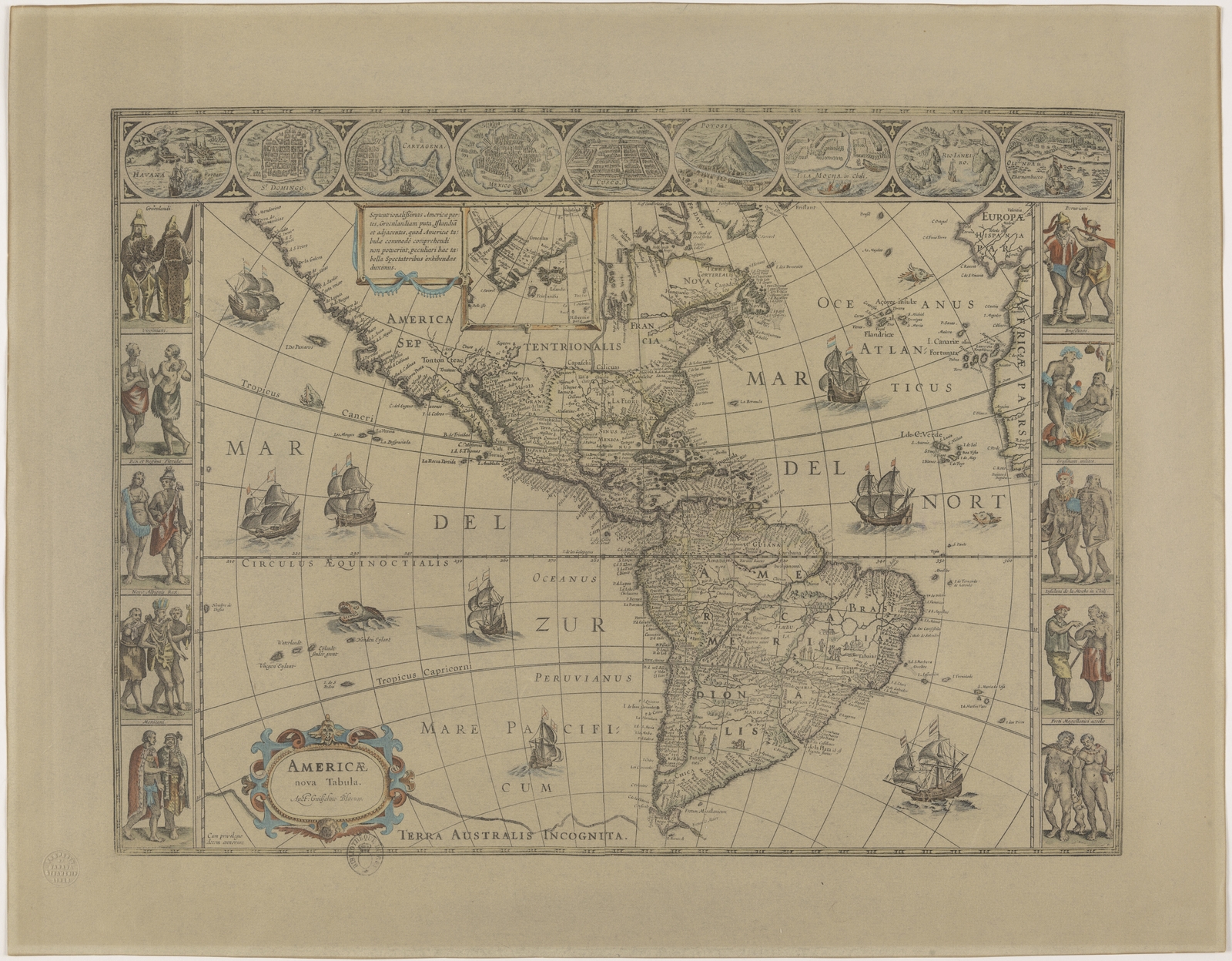 Americae Nova Tabula - Inconnu | Collections | MNBAQ