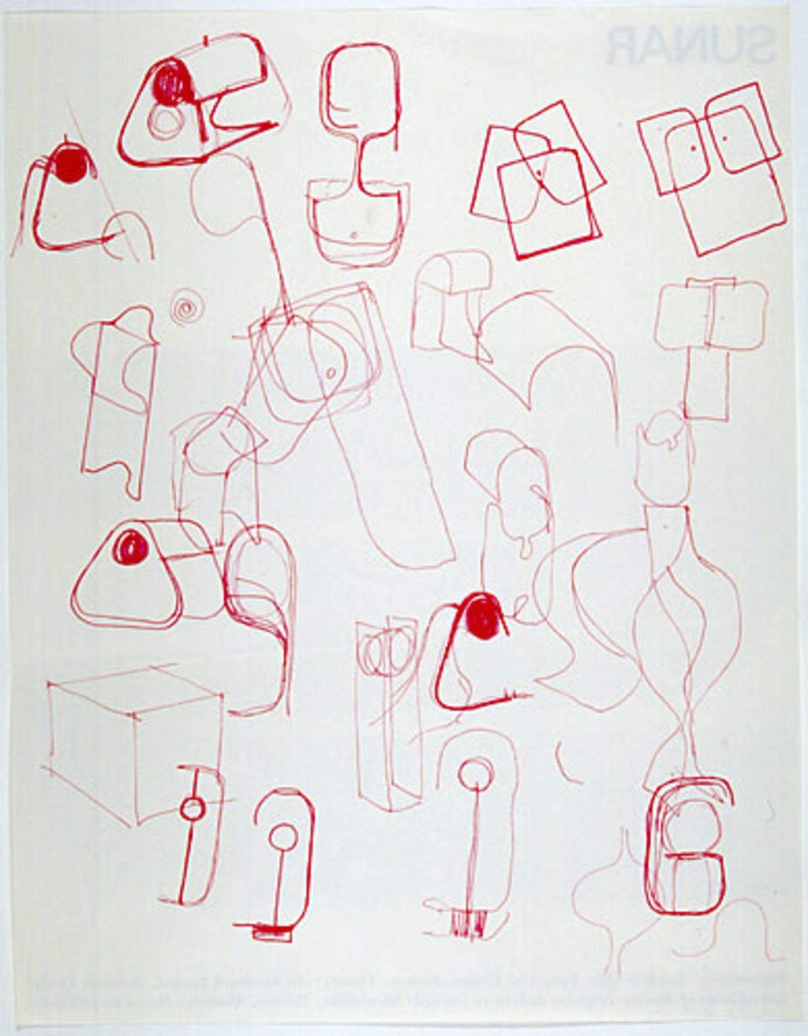 Esquisses de luminaires - Ball, Douglas | Collections | MNBAQ