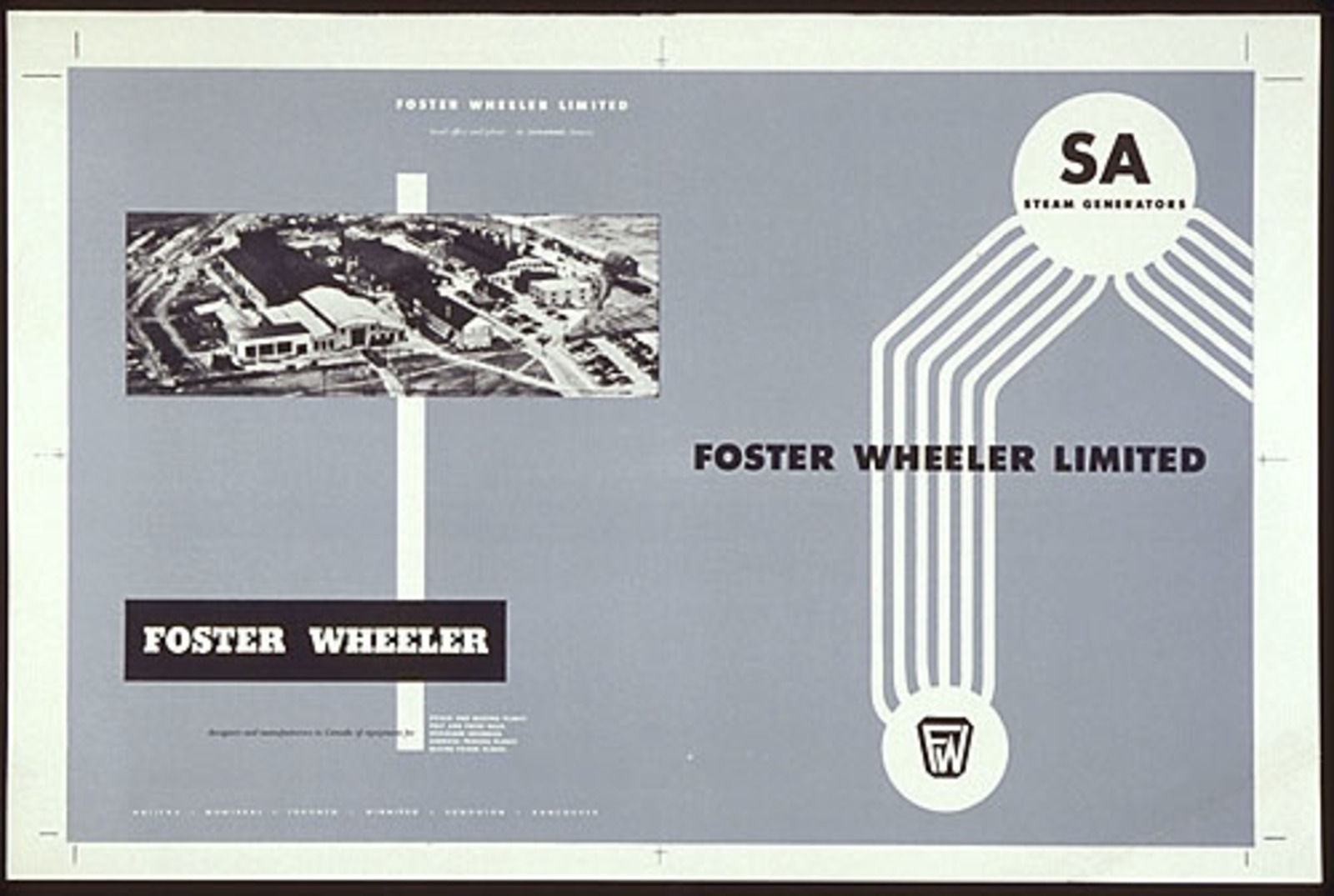 Couverture pour la brochure « Foster Wheeler » - Eveleigh, Henry ...