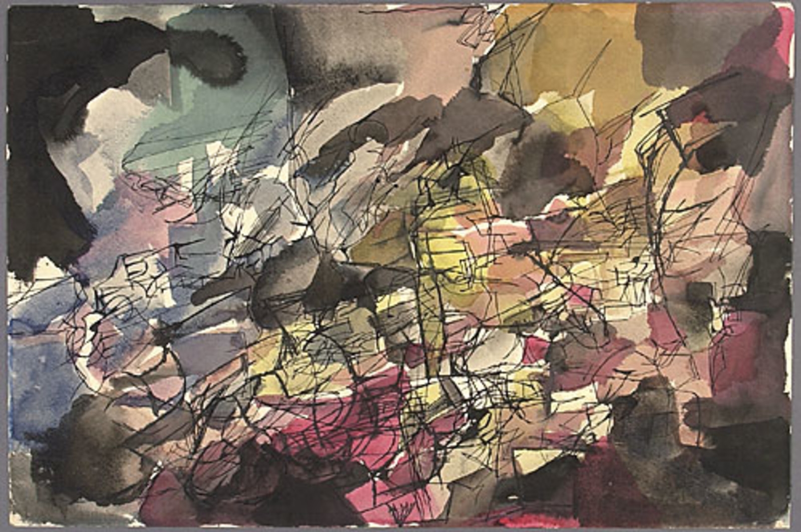 En fuite - Riopelle, Jean-Paul | Collections | MNBAQ