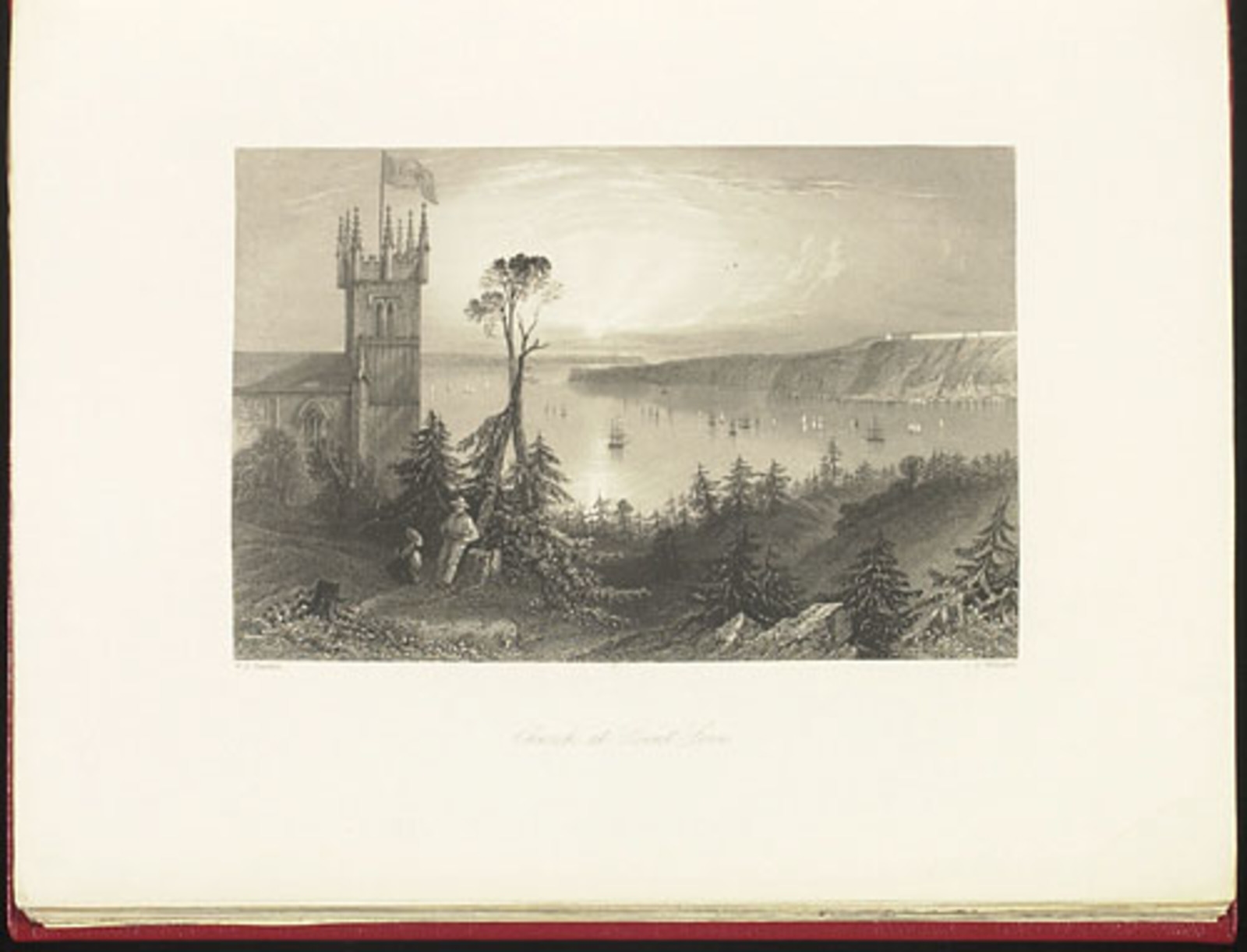 L'Église de la pointe De Lévy, du Canadian Scenery Illustrated, vol. I ...
