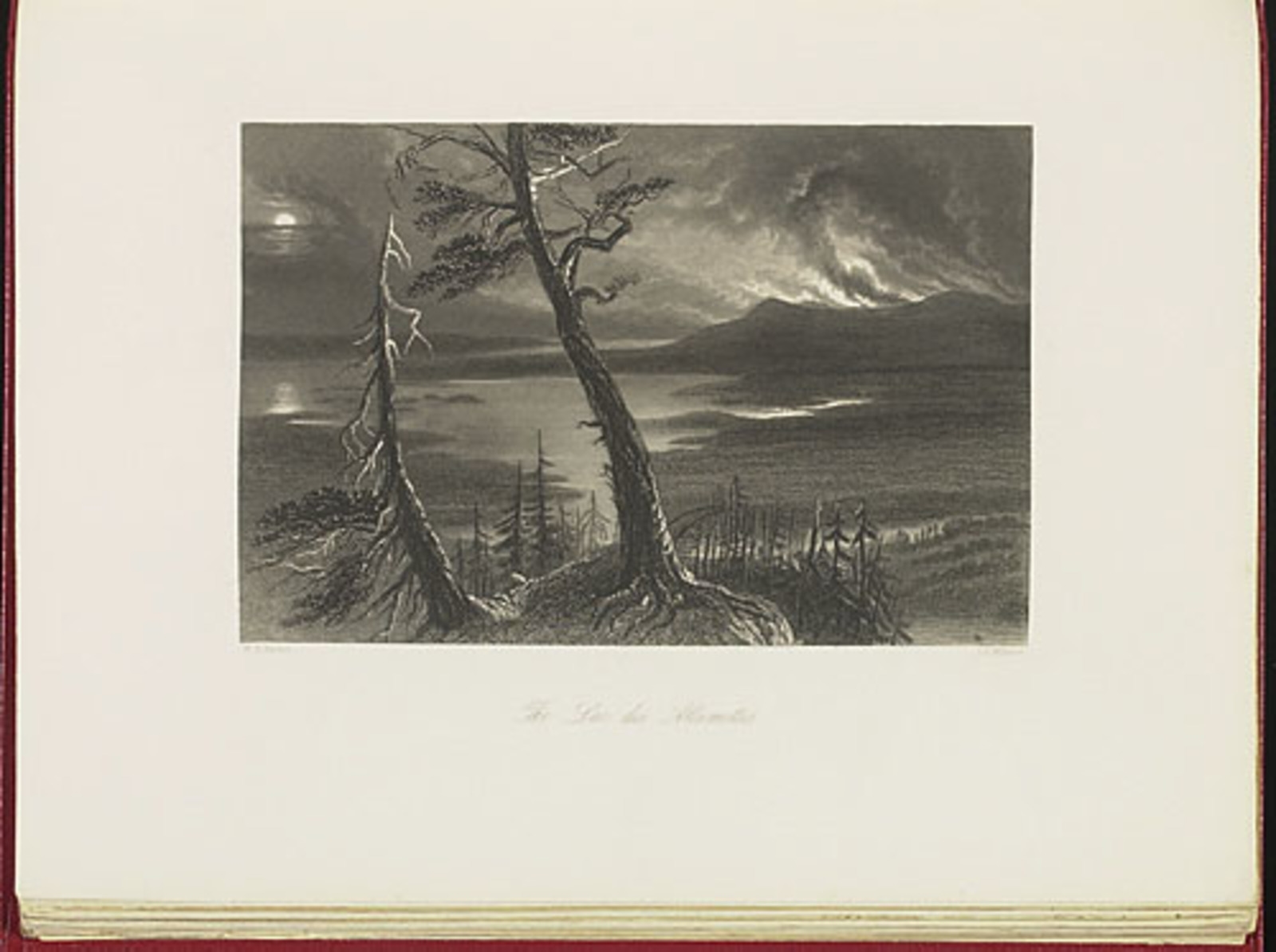 Le Lac aux Allumettes, du Canadian Scenery Illustrated, vol. I ...