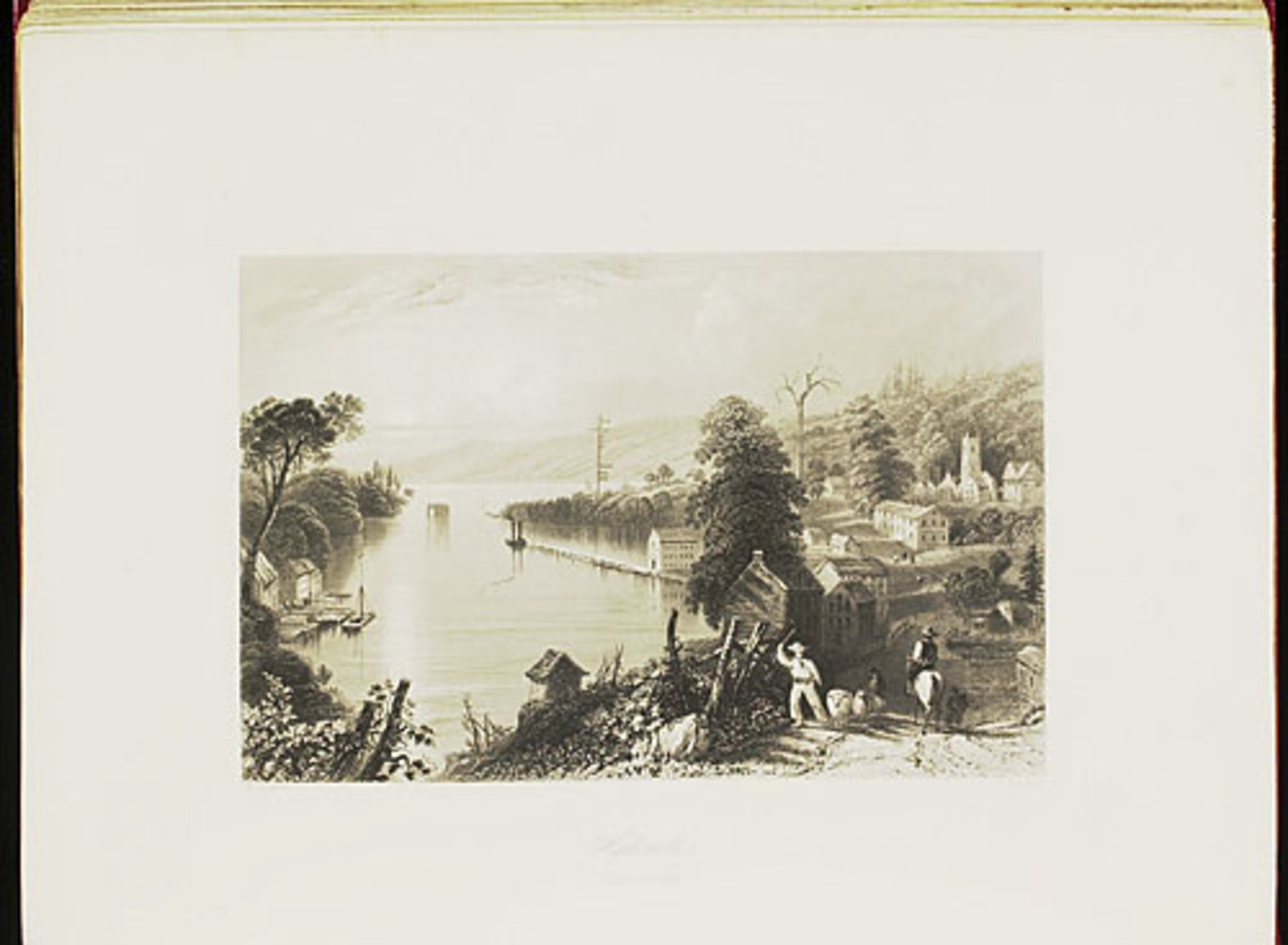 Hallowell, baie de Quinte, du Canadian Scenery Illustrated, vol. I ...