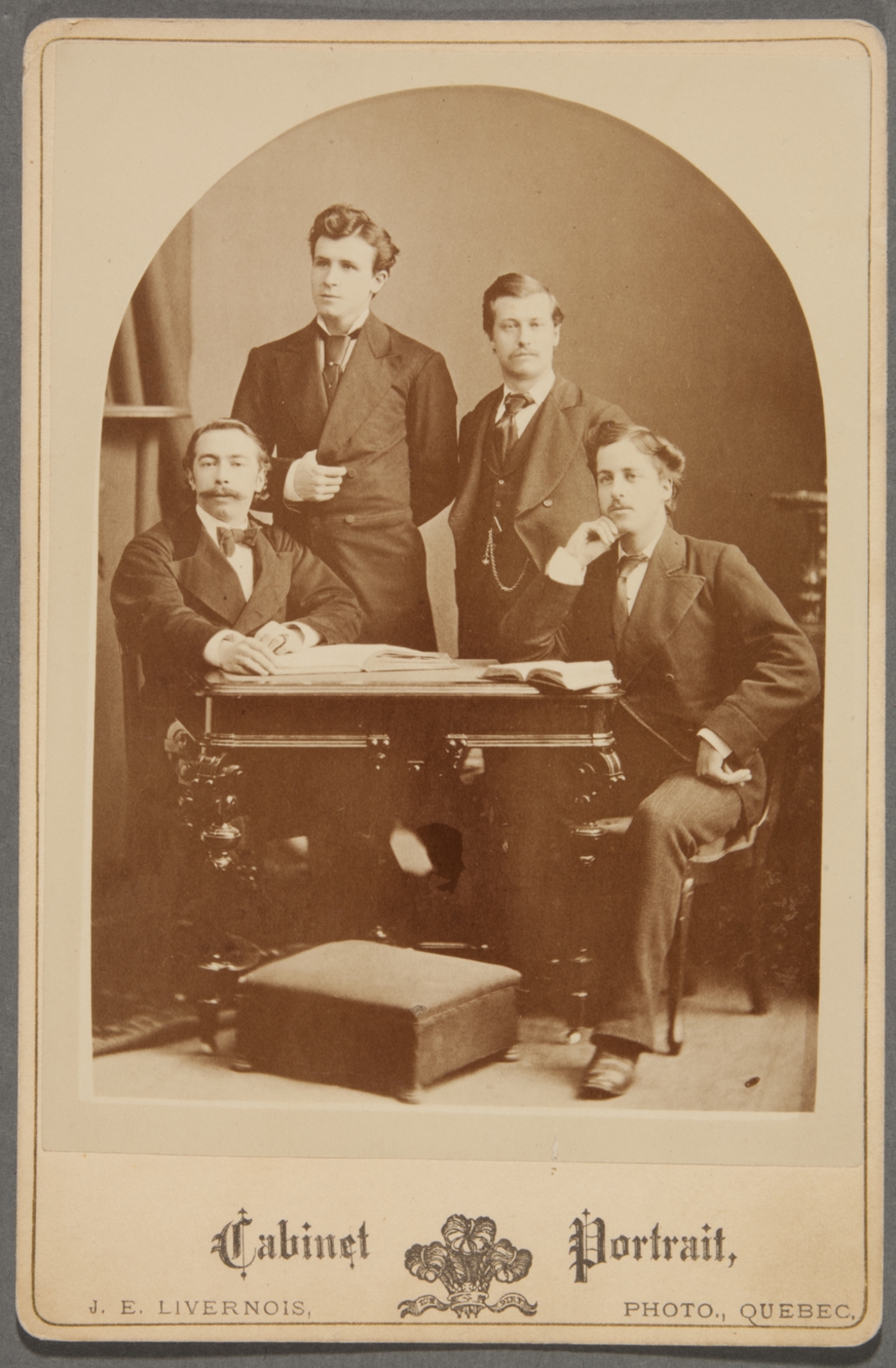 Amédée Robitaille, Alfred Cloutier, Philippe Malouin et Lawrence ...