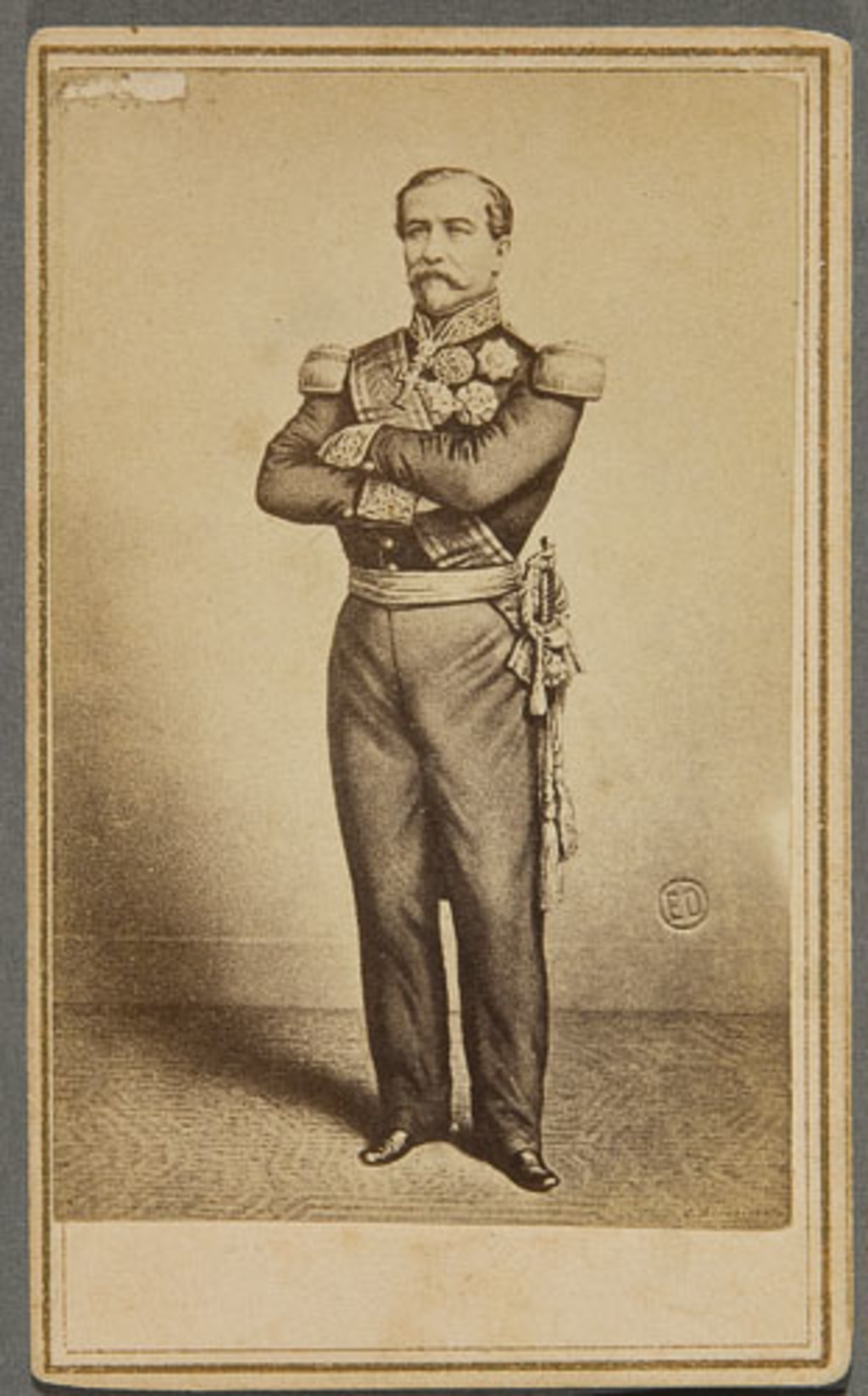 Le Général Lamoricière. Photographie d'une gravure - T. Gastonguay ...