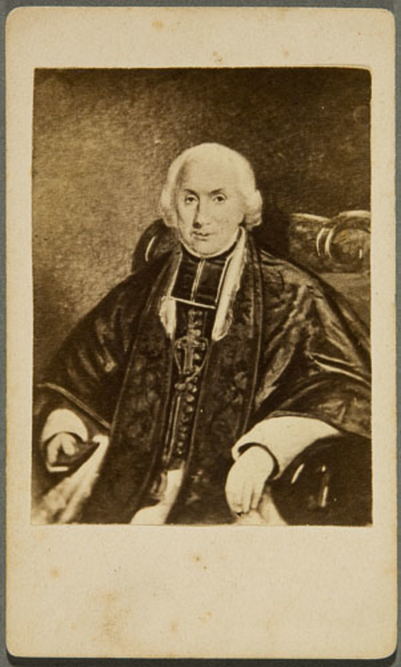 Monseigneur Joseph Signay. Photographie d'un tableau de Théophile Hamel ...