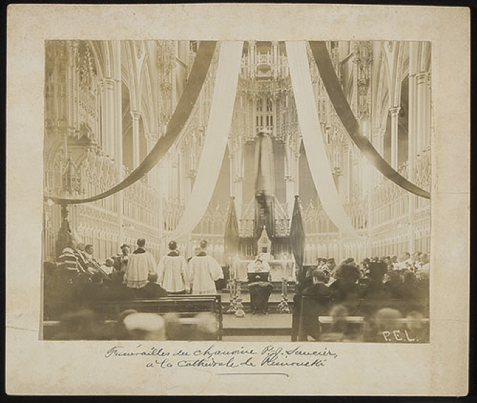 Les Funérailles de l'abbé Pierre-Joseph Saucier à la cathédrale de ...