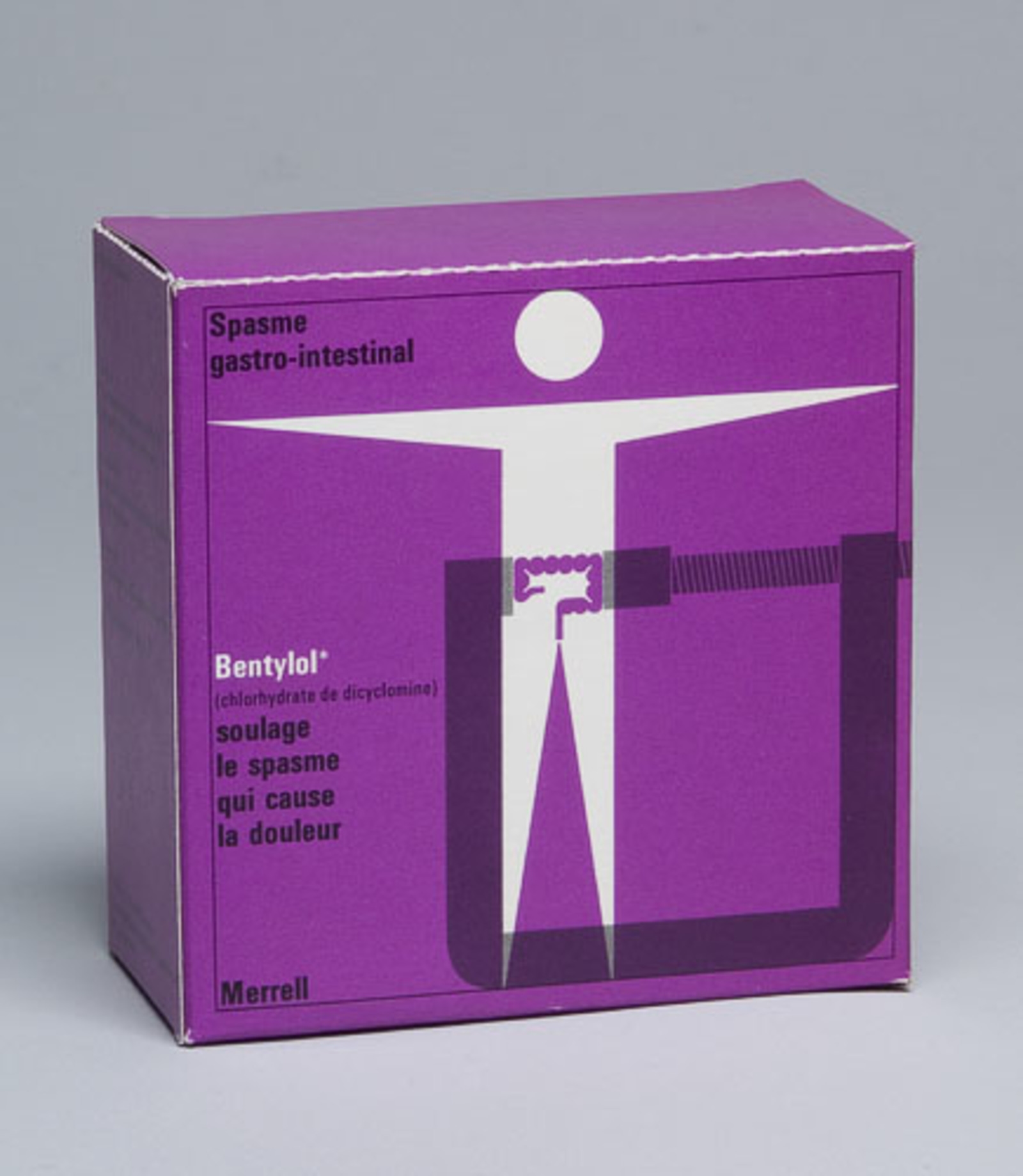 Boîte à échantillon médical « Bentylol » - Roch, Ernst, pour Merrell ...