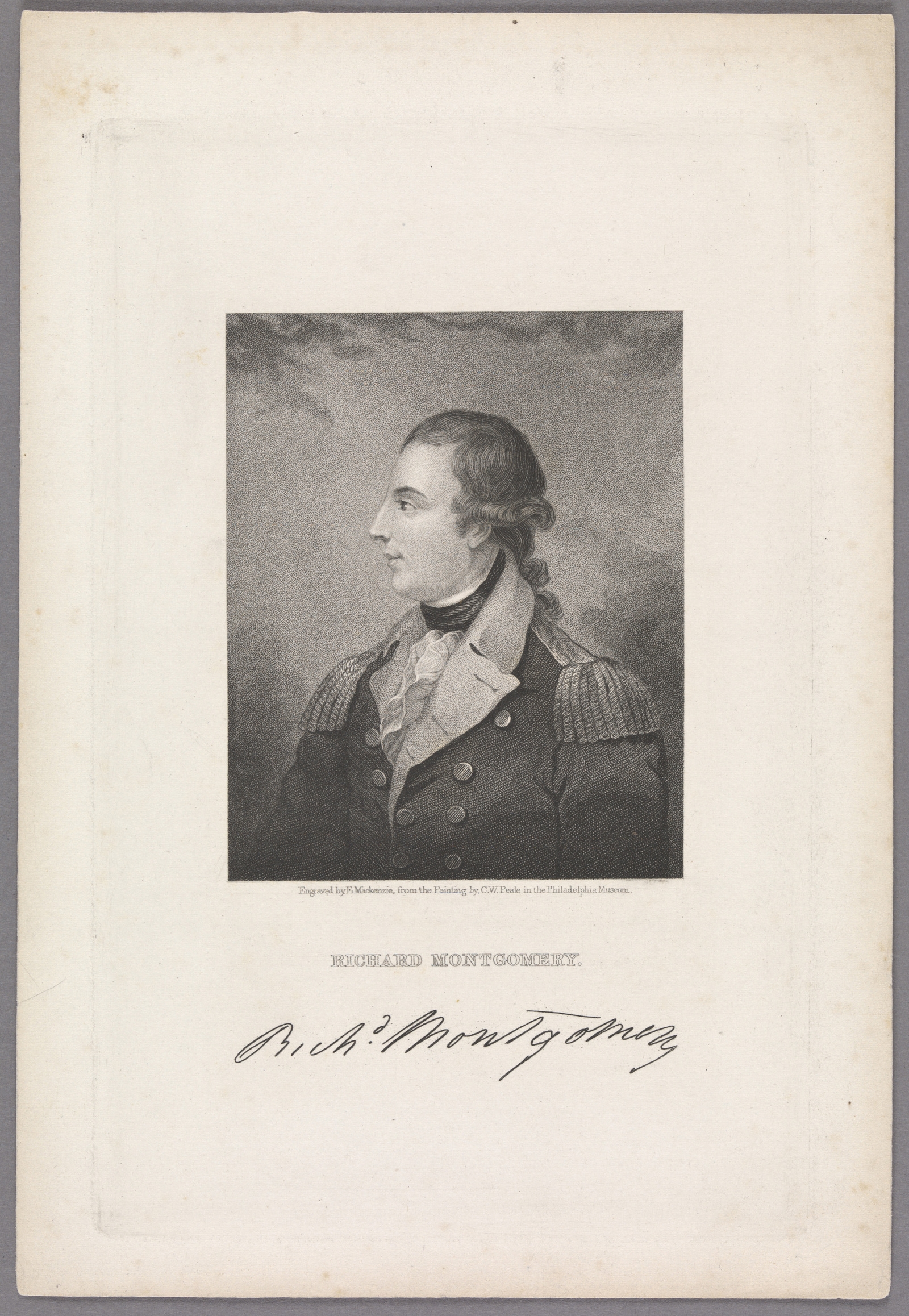 Le Général Richard Montgomery - Mackenzie, E., d'après Charles Willson ...