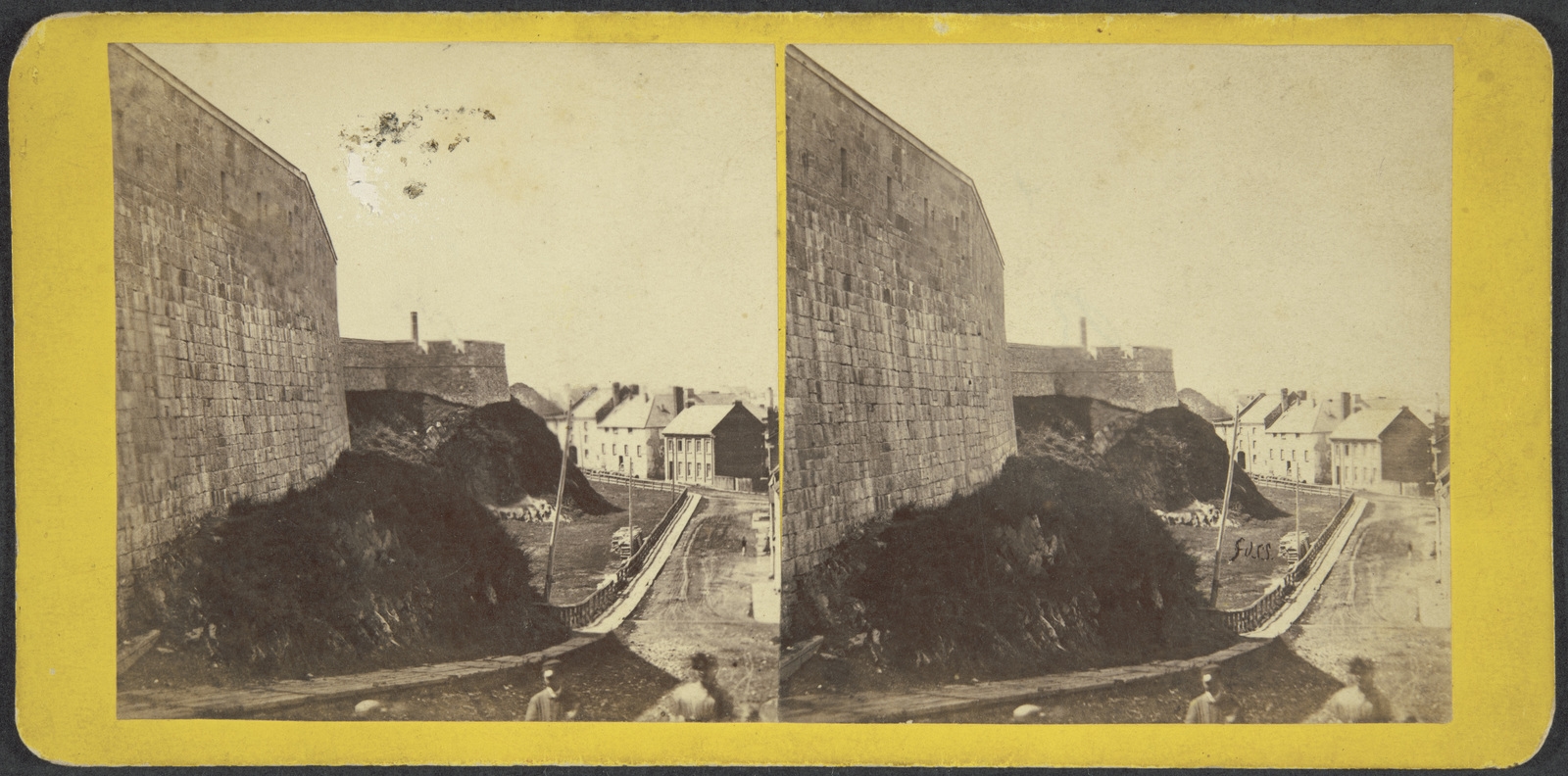 La Rue Saint-Vallier et les fortifications, Québec - Inconnu ...